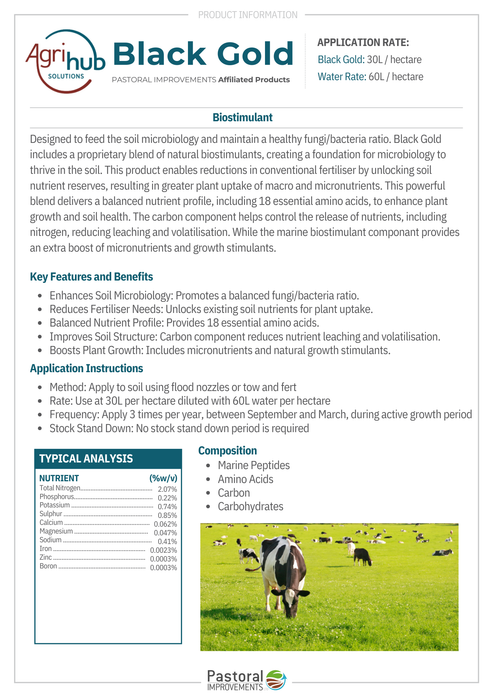Black Gold – Pastoral Improvements